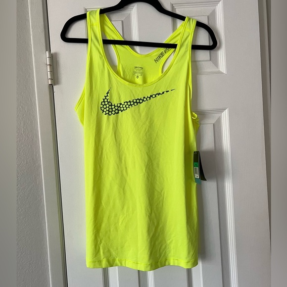 Nike | Tops | Nwt Nike Drifit Neon Tank | Poshmark